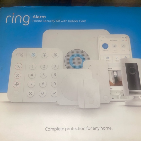 Ring | Cameras, Photo & Video | Ring Indoor Home Security Kit W Cam Motion Detector Keypad Base ...